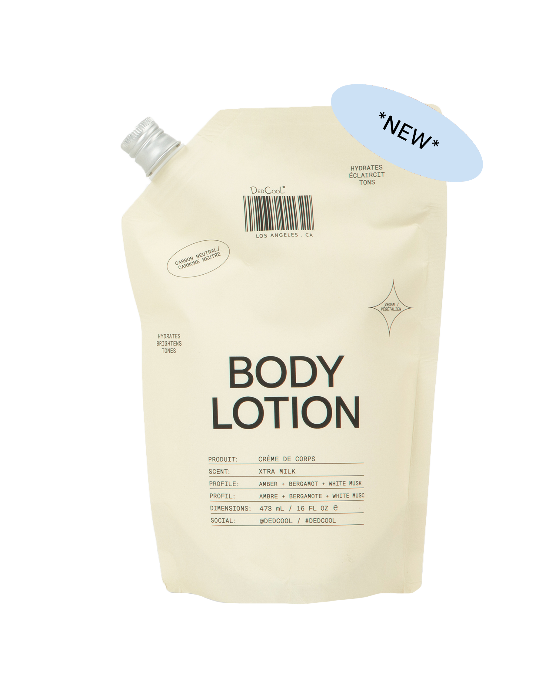 DedCool Body Lotion Refill Xtra Milk